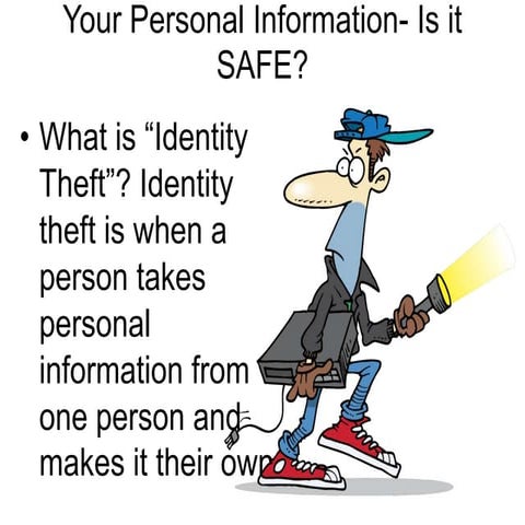 Personal Information and Identity Theft | PPTX