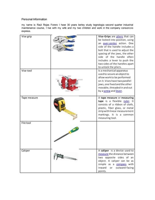 Plumbers hand tools | PDF
