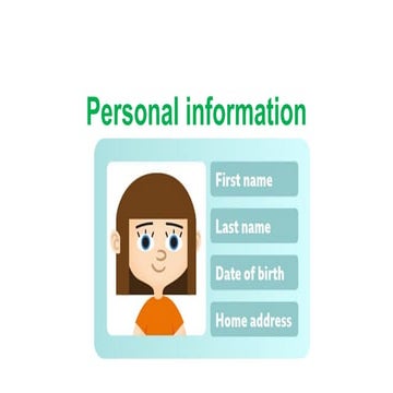 questions, sentenses about personal information, | PPTX