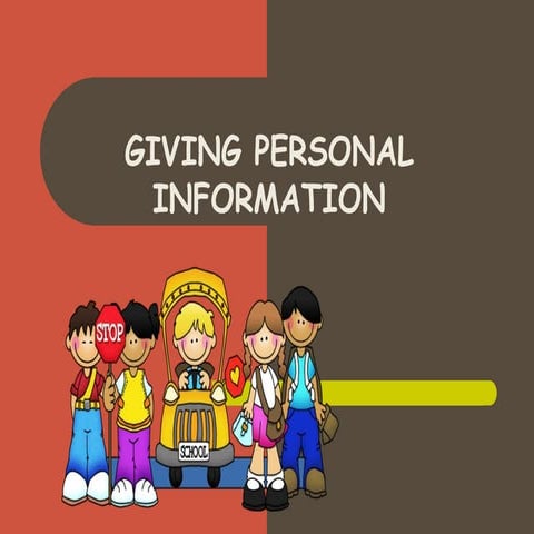Personal information Personal information.pptx