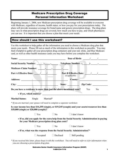 Medicare advantage plan worksheet | DOCX | Health Insurance | Insurance