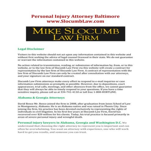 Personal Injury Attorney Baltimore | DOCX