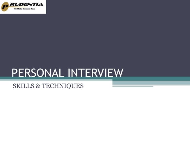 communication skills - interview | PPTX