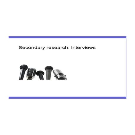 Personal interviews | PDF