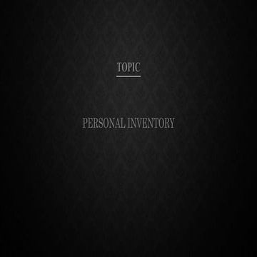 Personal Inventory PPt.pptx