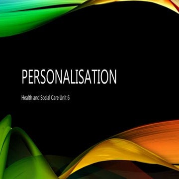 Personalisation | PPTX