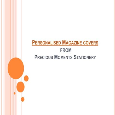 Personalised magazine covers | PPTX