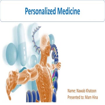 Personalized medicine | PPTX