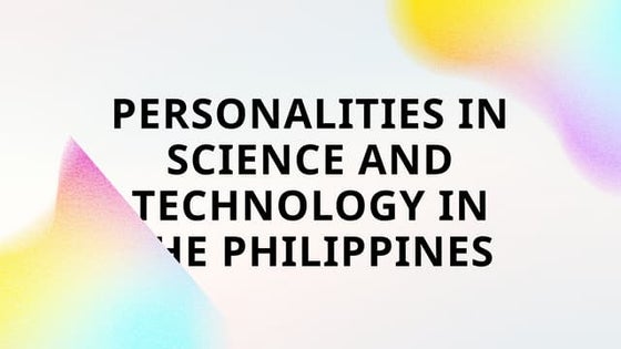Famous filipinos in the field of science | PPT