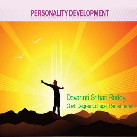 Personality development- key points | PPT
