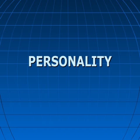 Personality | PPT