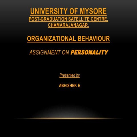 Personality | PPT