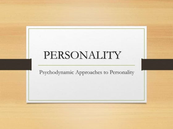 Personality student | PPT
