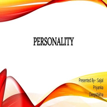 Personality | PPTX