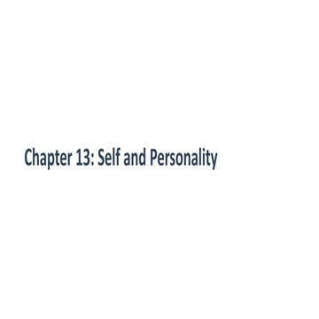 Personality | PPT