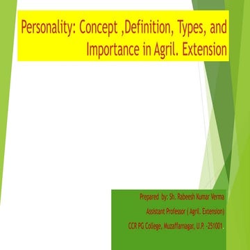 Personality | PPT