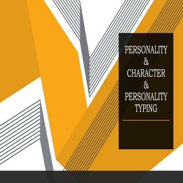 Personality vs Character.presentation how | PPTX