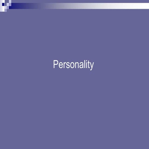 personality.ppt