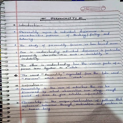personality in psychology | PDF
