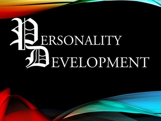 Personality development | PPT