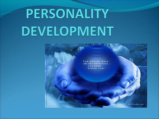 Personality development presentation | PPT
