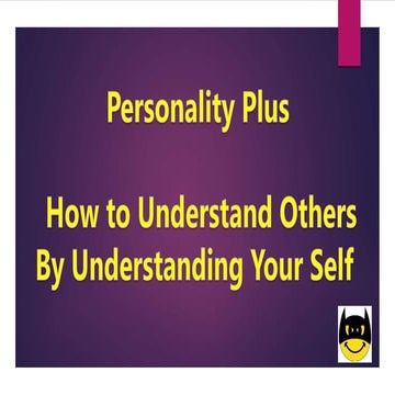Personality plus | PPTX