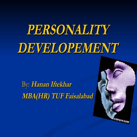 Personality development | PPT