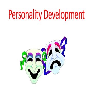Personality development | PPTX