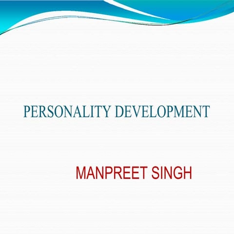 Personality development | PPT