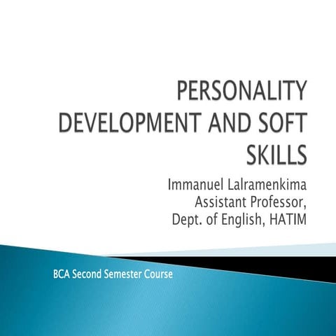 Personality development | PPTX