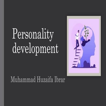 personality development with respect to psychology.pptx
