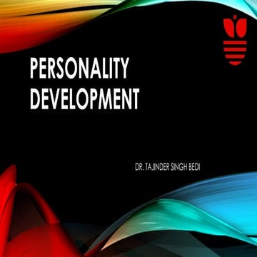 Personality Development By Dr Tajinder Singh Bedi.pptx