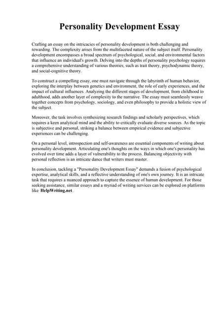 Essay On Emotional Intelligence.pdf | Educational Assessment | Education