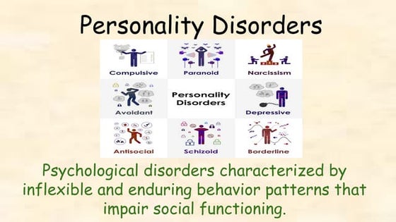Personality Disorders msc nursing 2 nd year | PPT