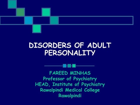 Personality disorders | PPT