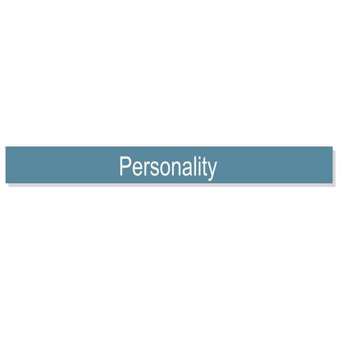 Personality | PPT