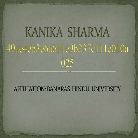 Personality (kanika) | PPT