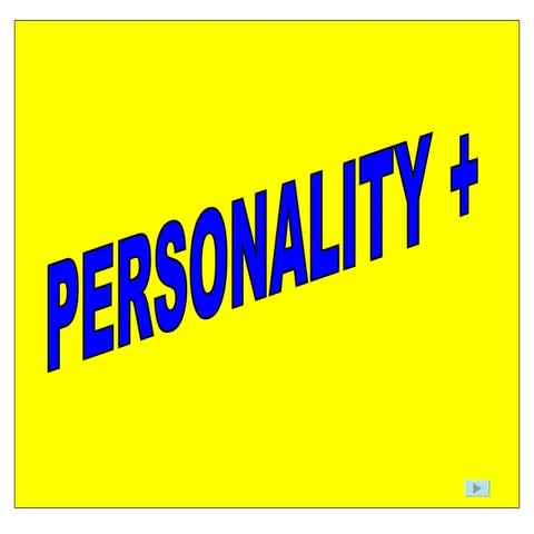 Personality Plus | PPT
