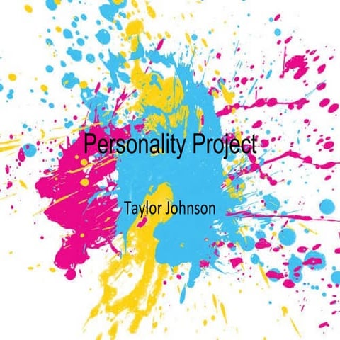 Personality Project | PPT
