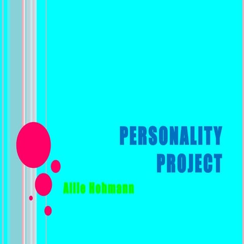 Personality Project | PPT