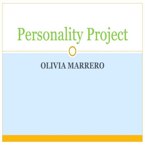 My Personality | PPT