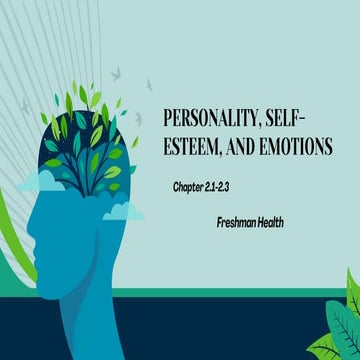 Personality, Self-Esteem, And Emotions 2.pdf
