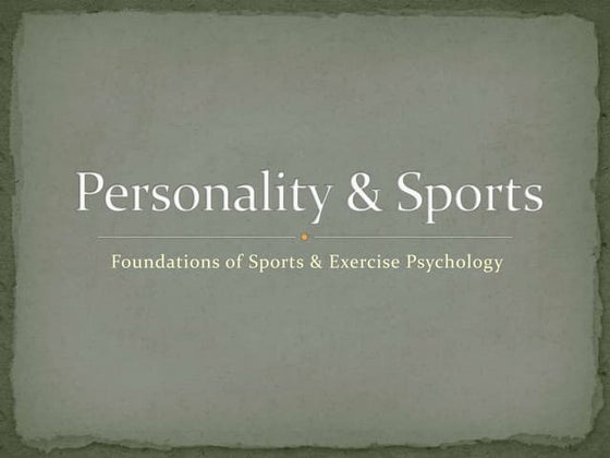 Sports psychology | PPTX | Sports