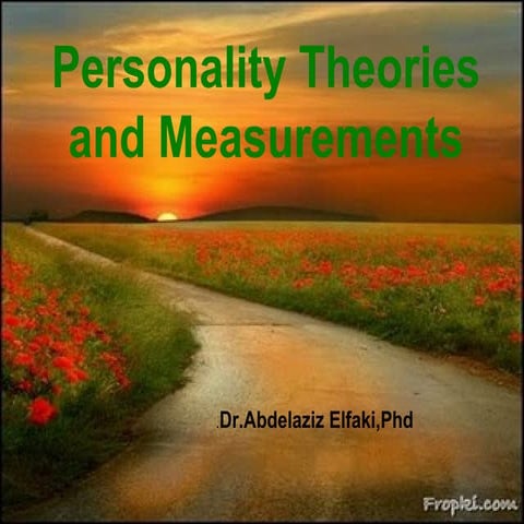 Personality theories | PPT