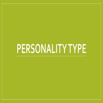 Personality type test, emotion and its type, Major Personality ...