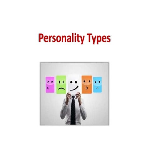 Personality types | PPTX