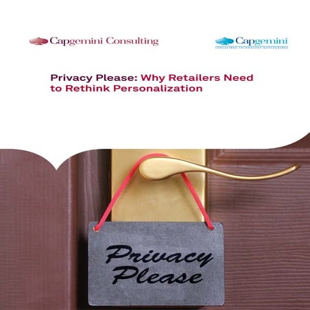 Privacy please: Why retailers need to rethink personalization | PDF
