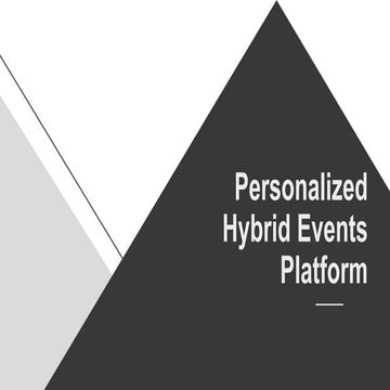 Personalized Hybrid Events Platform-meelap india | PPTX