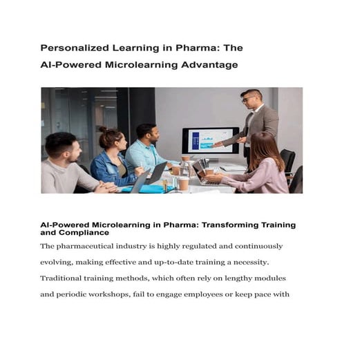Personalized Learning in Pharma_ The AI-Powered Microlearning Advantage.pdf