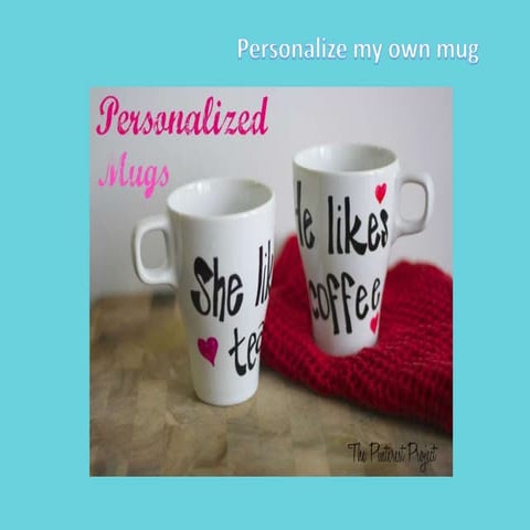 Personalize my own mug | PPT